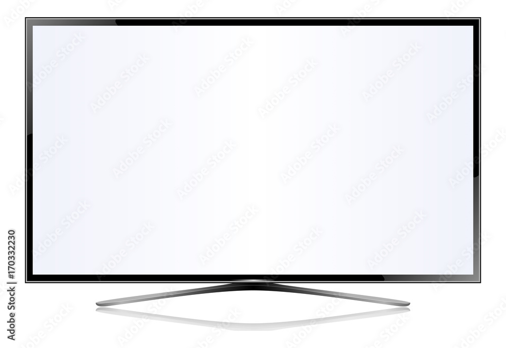 Flat Screen Tv Vector