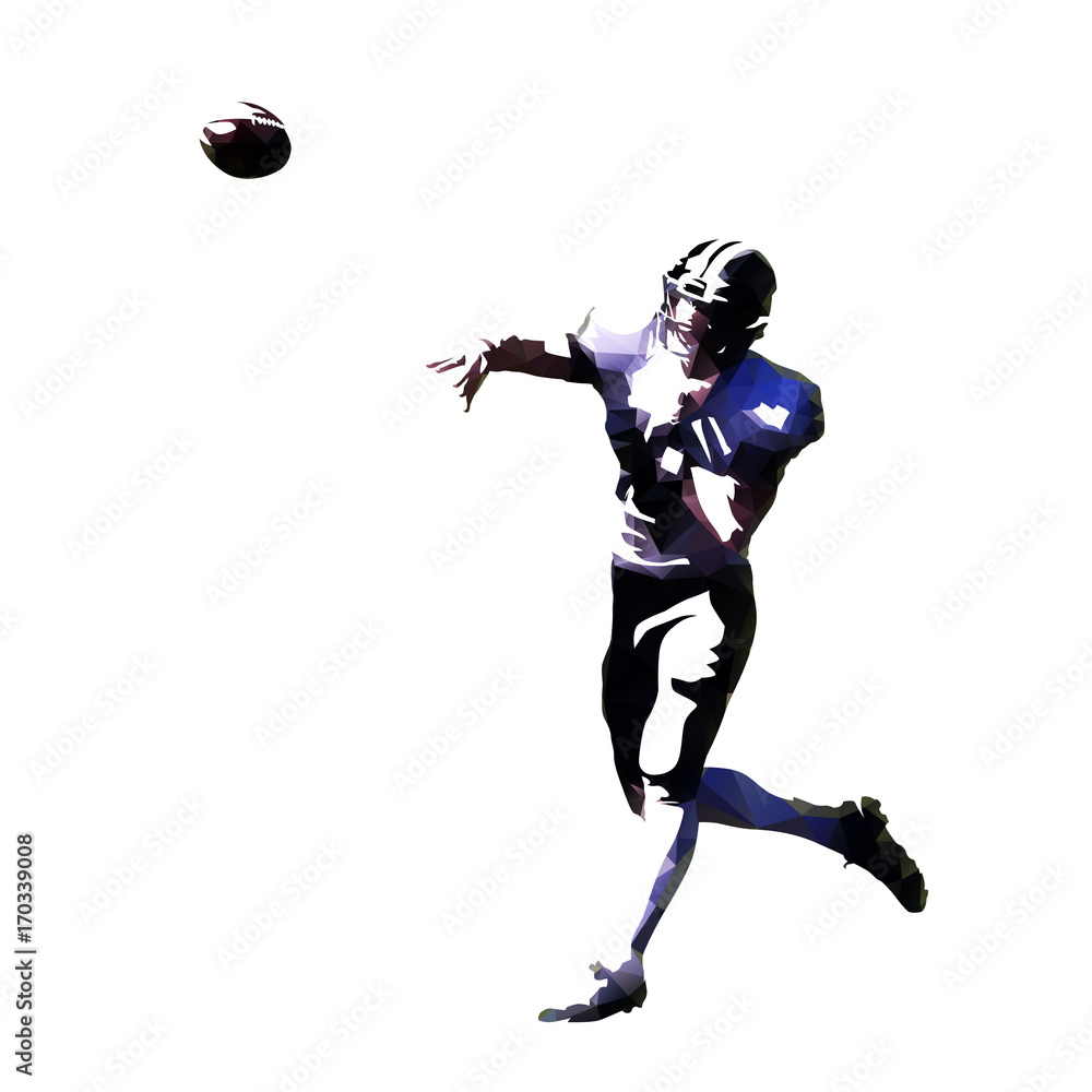 Person Throwing A Football