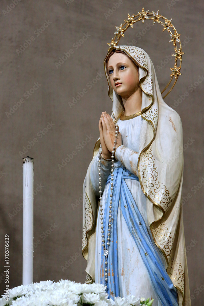 Vierge-Marie. Eglise Sainte-Marie-Majeure. Santa Maria Maggiore. Italie ...