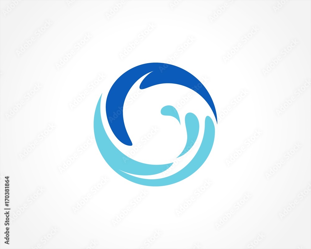 Water Splash Circle Vector