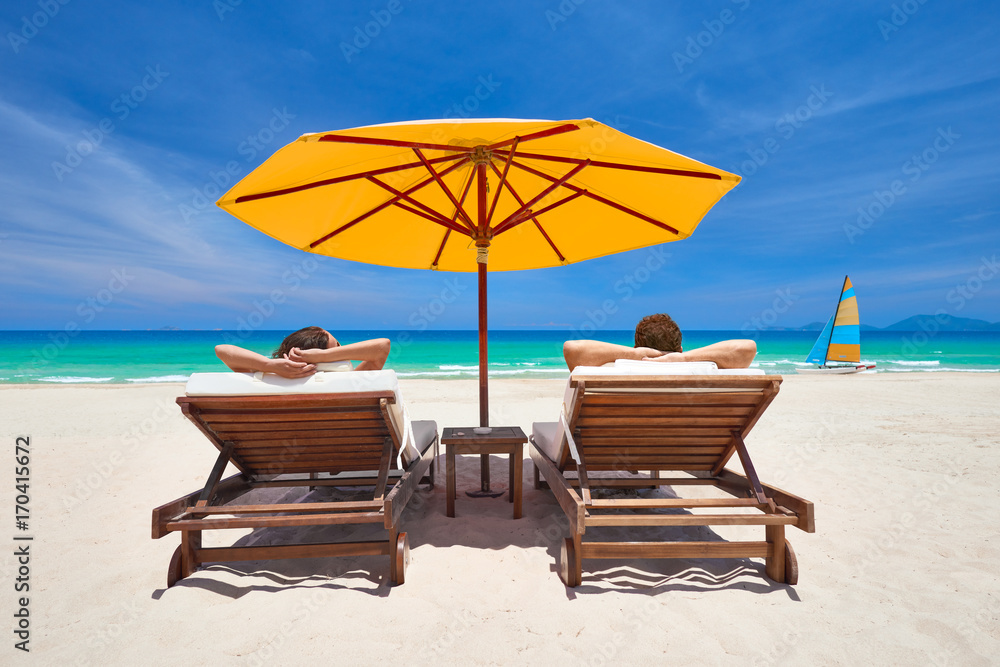 Tropical Beach Chairs