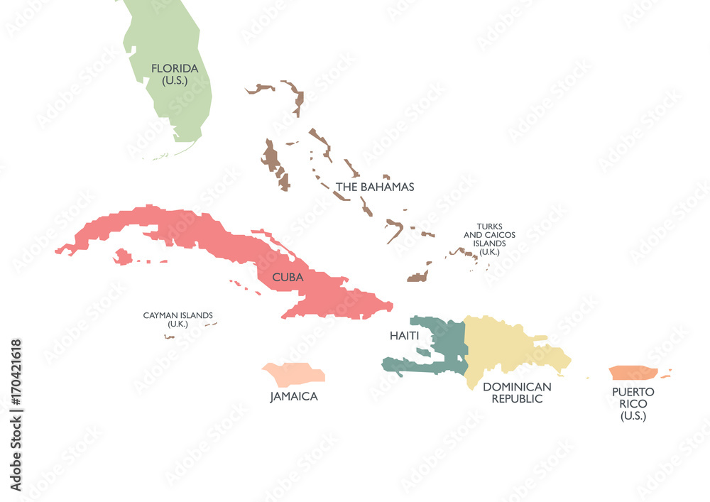 Greater Antilles political map Stock Vector | Adobe Stock Greater Antilles political map Stock Vector | Adobe Stock