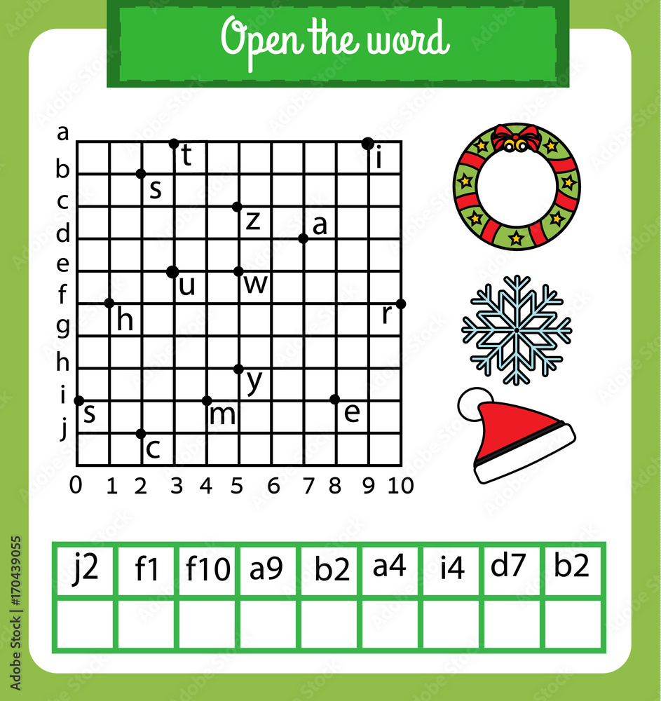 Coordinate Grid Pictures Christmas