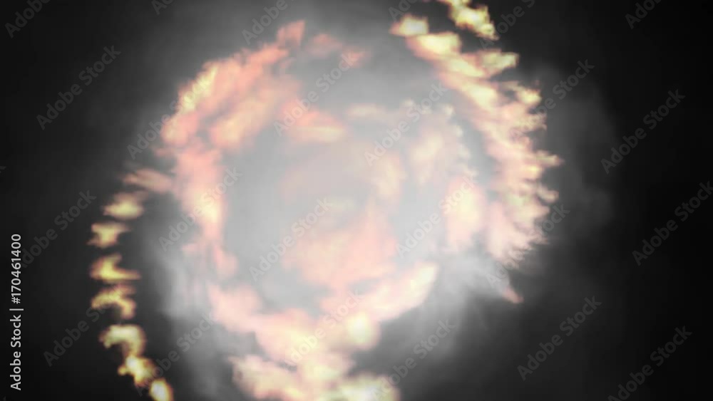 Video Stock Animated spinning and spreading flames turning into fire ...