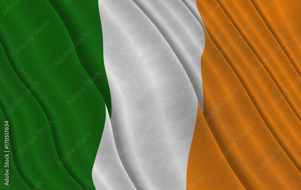 Irish Flag Stock Illustration | Adobe Stock