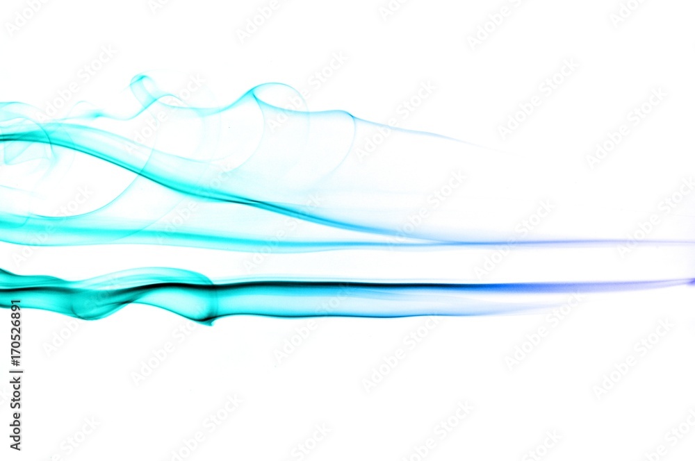 Abstract Light blue smoke on white background, Light blue background ...
