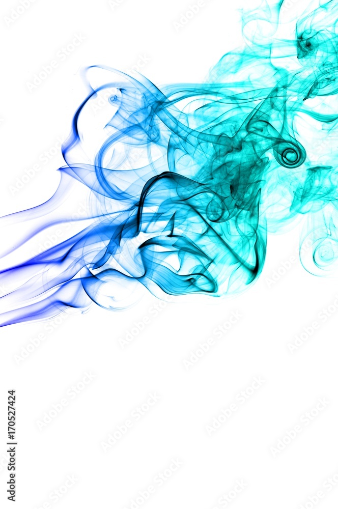Light Blue Smoke Wallpaper