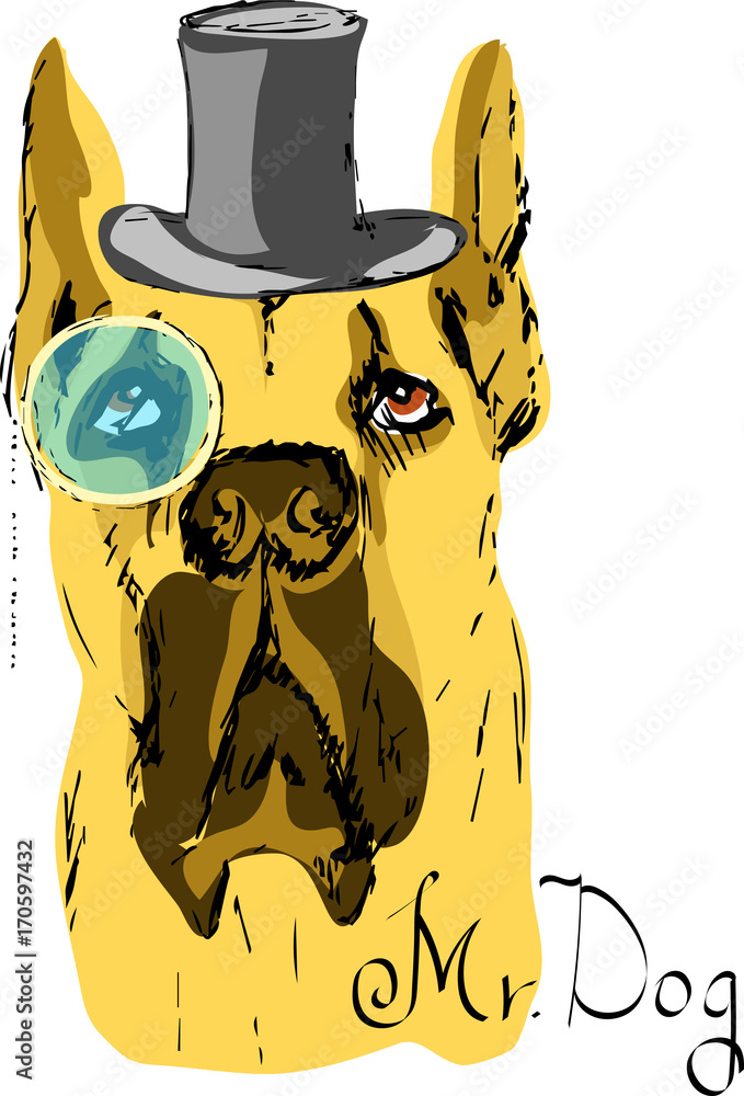 Monocle Dog
