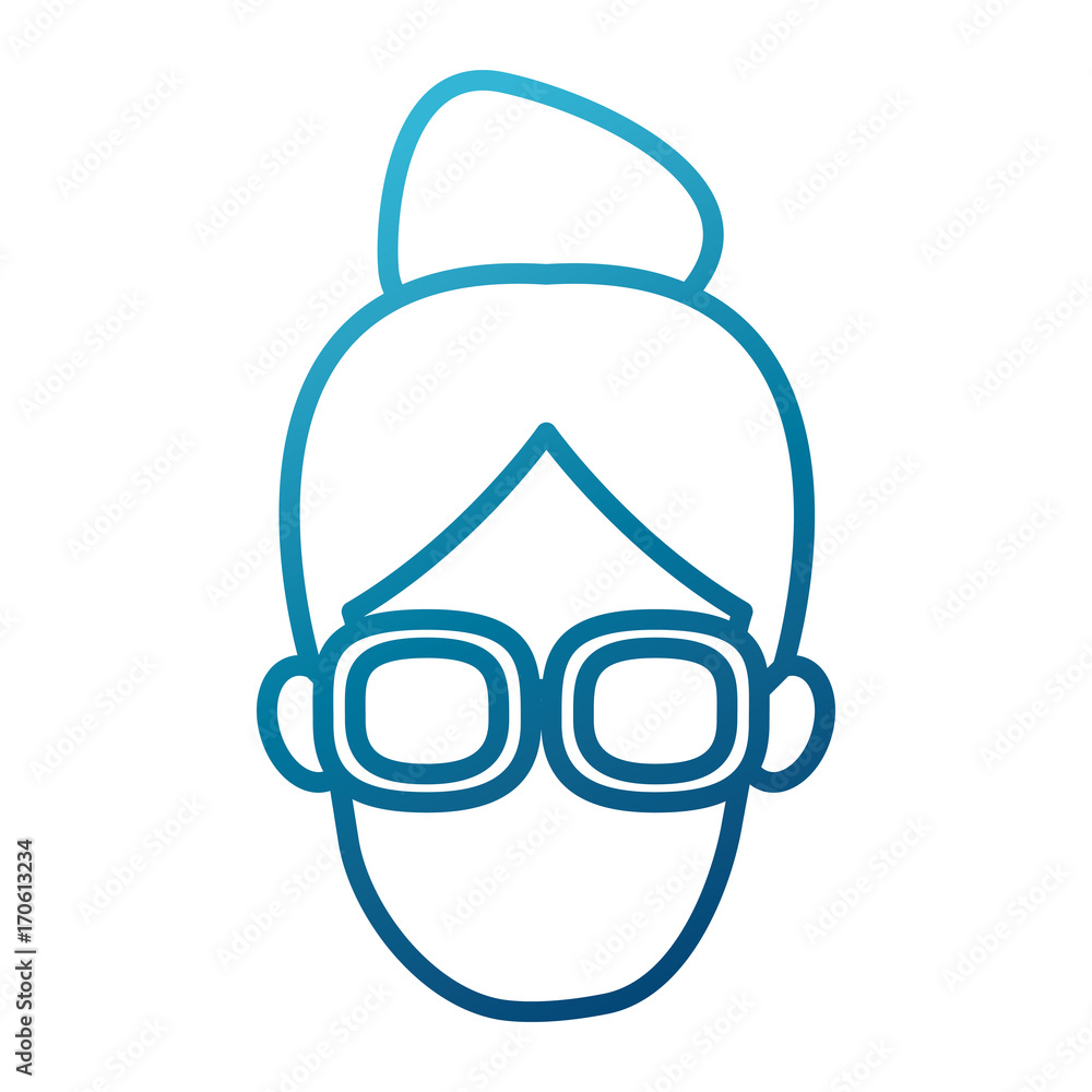 Woman with glasses icon vector illustration graphic design Stock Vector ...