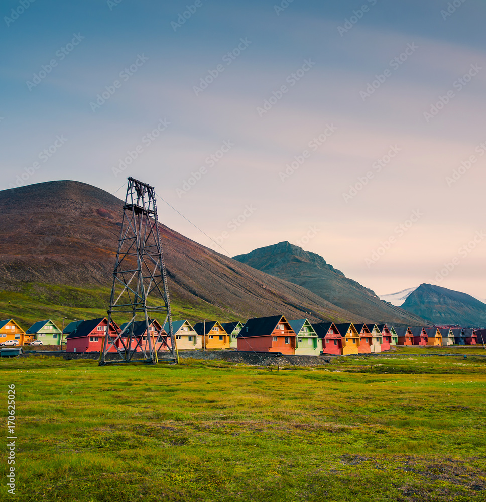 Wallpaper norway landscape nature of the mountains of Spitsbergen ...