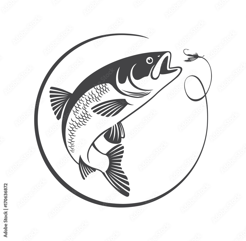 fish chub Stock Vector | Adobe Stock