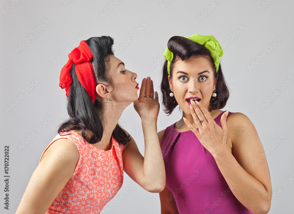 Beautiful women talking . Stock Photo | Adobe Stock