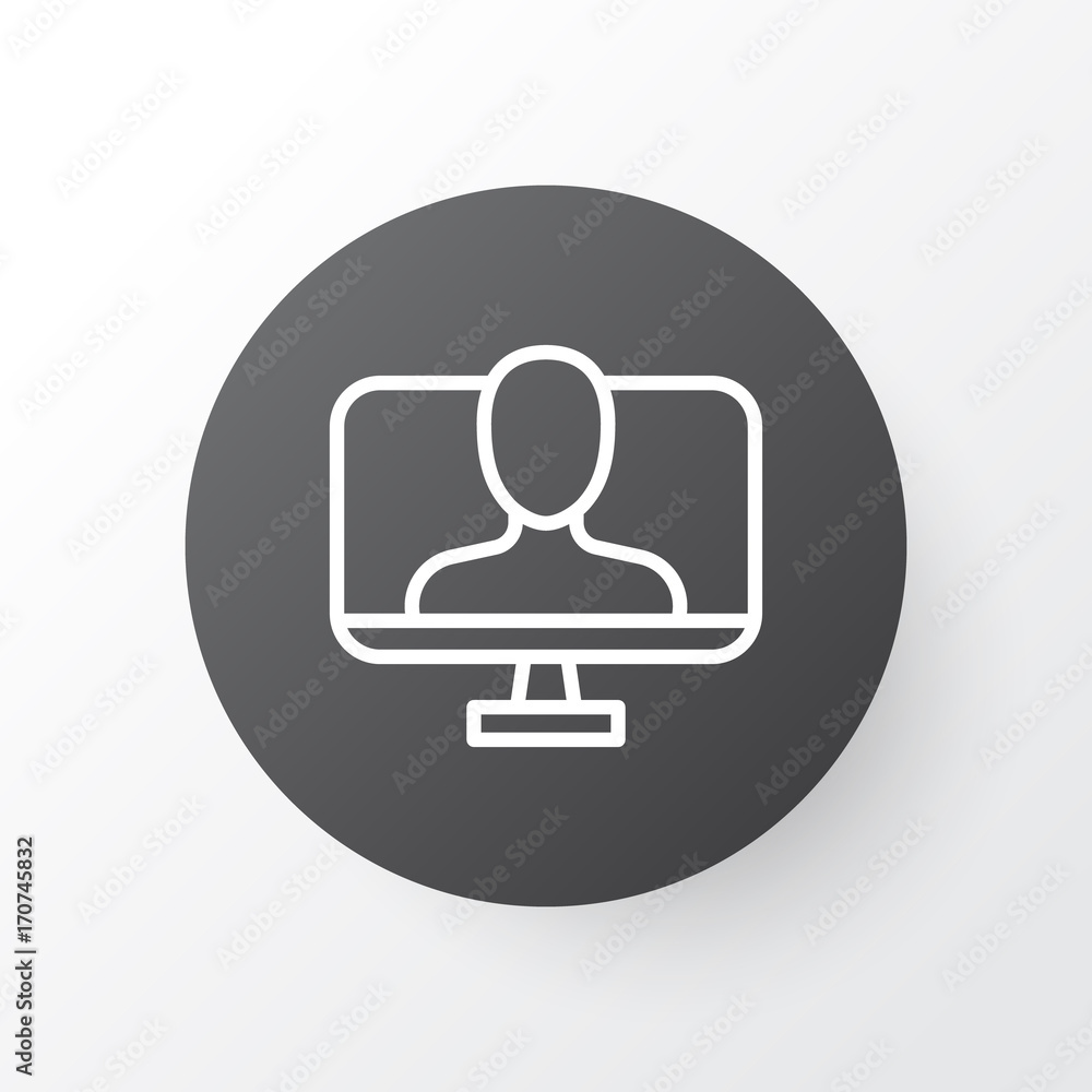 Internet Identity Icon Symbol. Premium Quality Isolated Online Identity ...