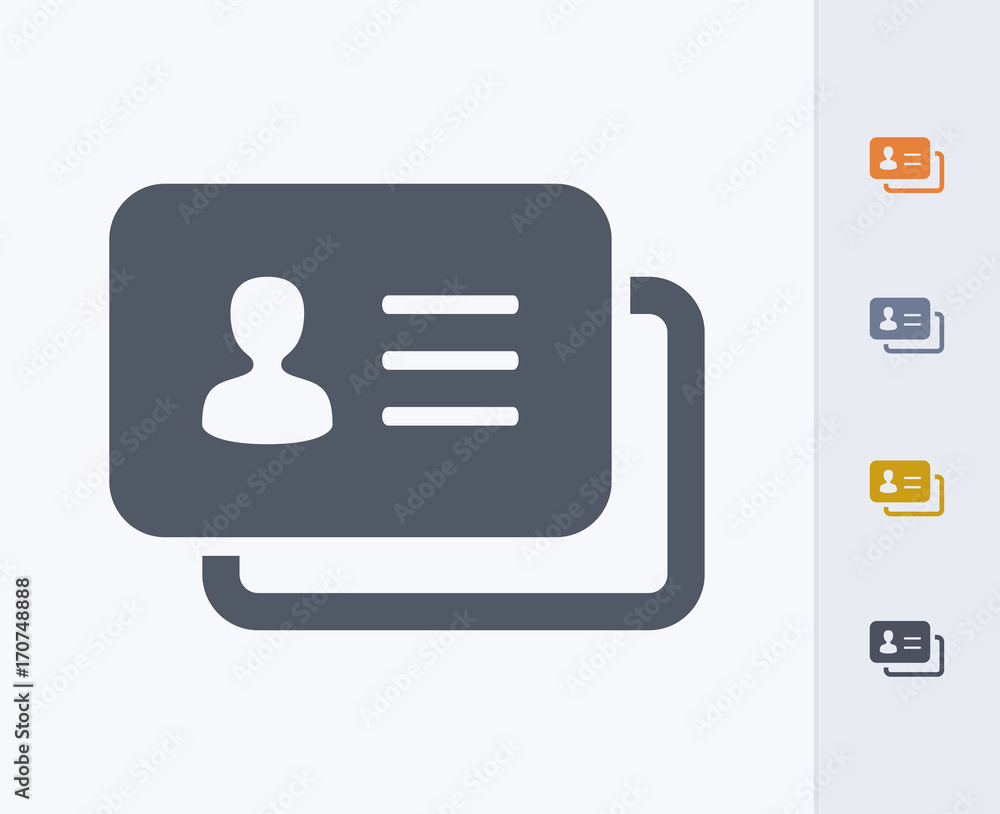 ID Card - Carbon Icons A professional, pixel-perfect icon designed on a ...