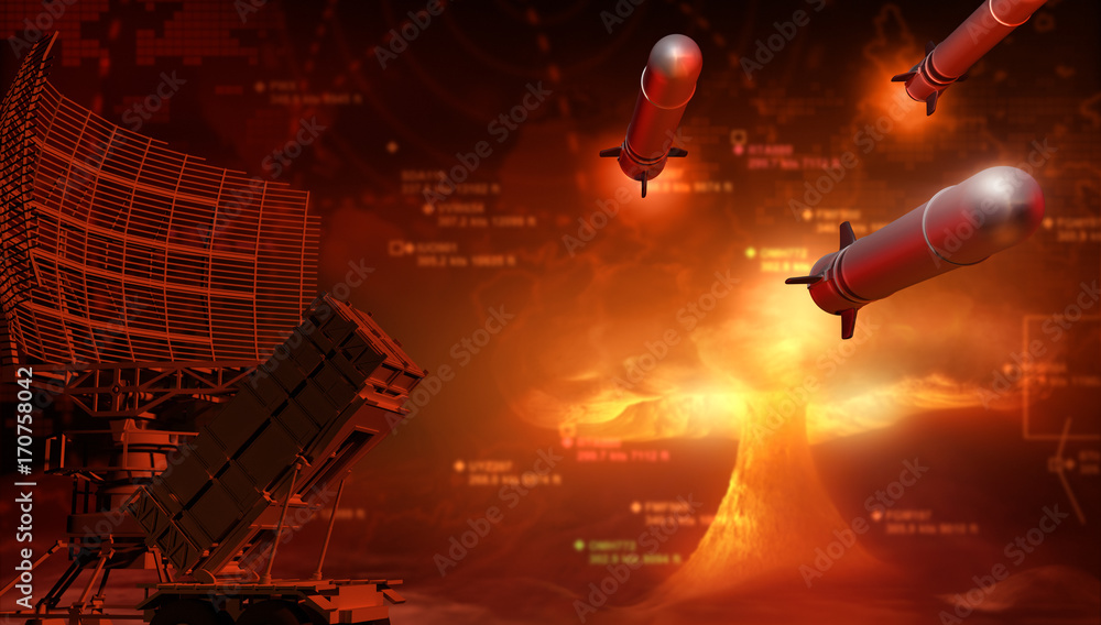 Nuclear Weapon - 3D Rendering Stock Illustration | Adobe Stock