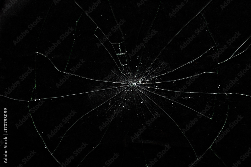 Cracked Glass Of Display Stock Photo | Adobe Stock