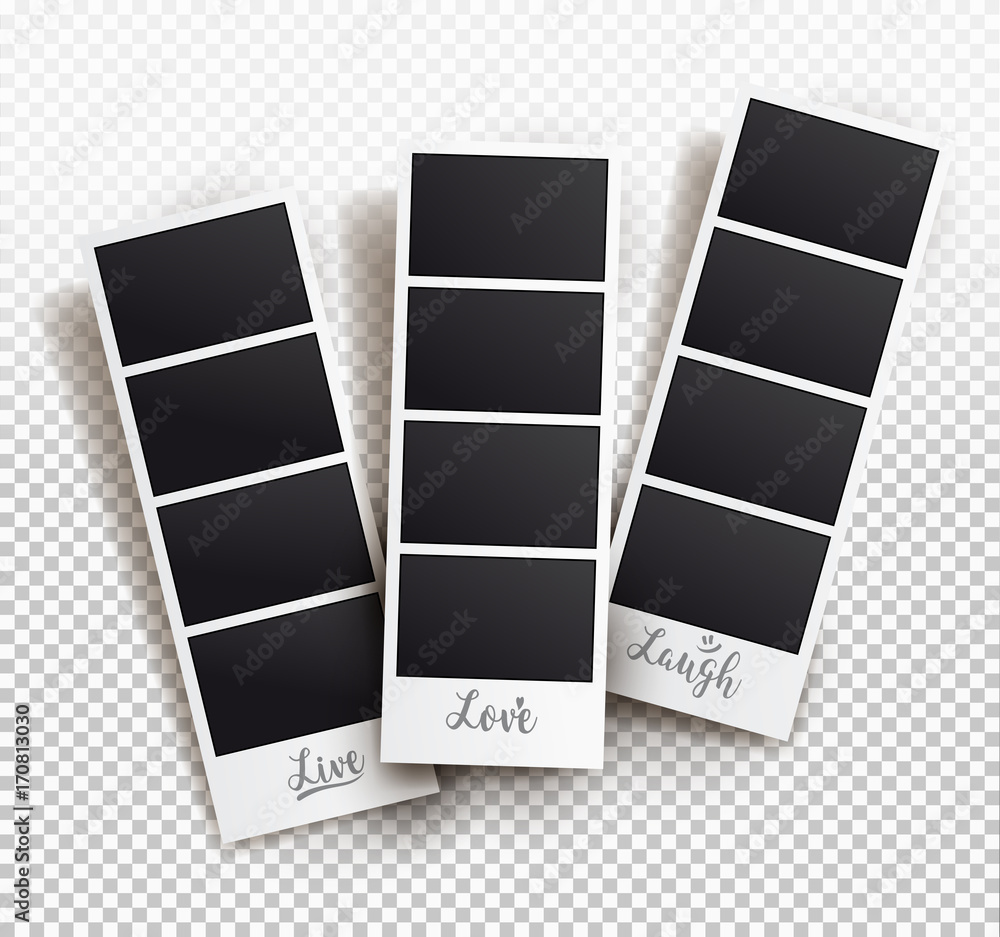 Square frame template with shadows, templates. Vector illustration ...