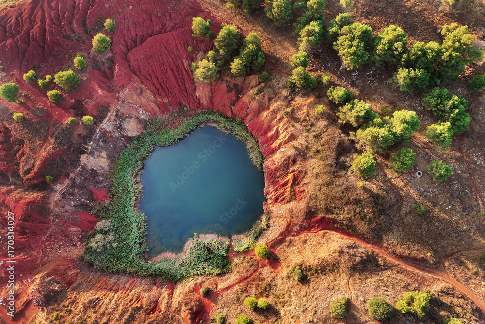 Cava di bauxite - Otranto Stock Photo | Adobe Stock