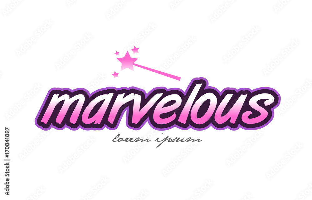 The Word Marvelous