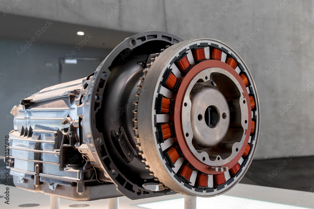 3 phase Electric Motor of Vehicle Hybrid System Stock Photo | Adobe Stock