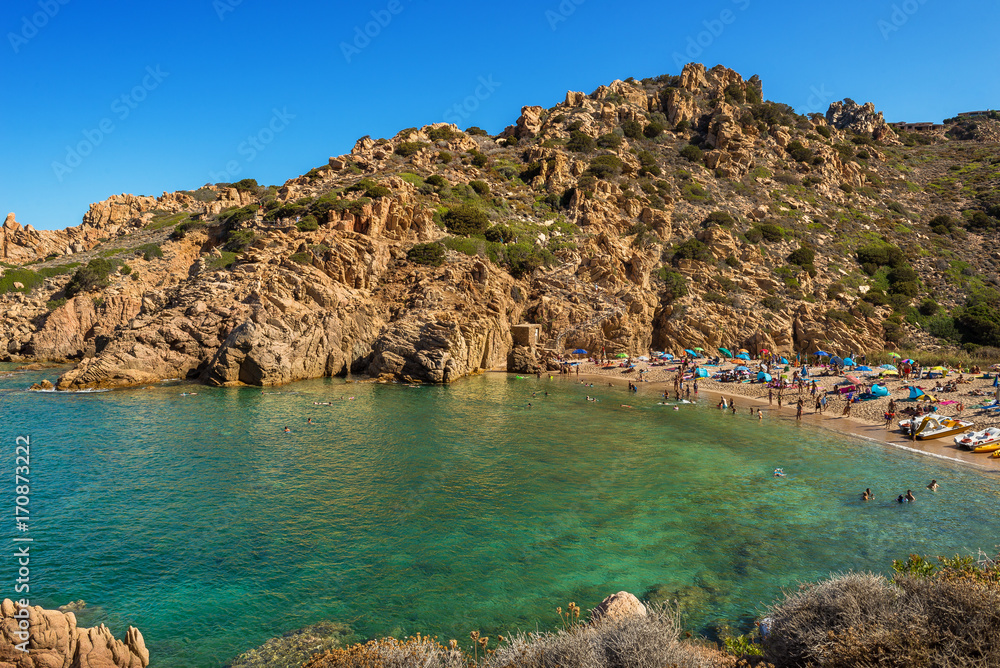 Sardinia, Li Cossi beach, Costa Paradiso, Italy foto de Stock | Adobe Stock