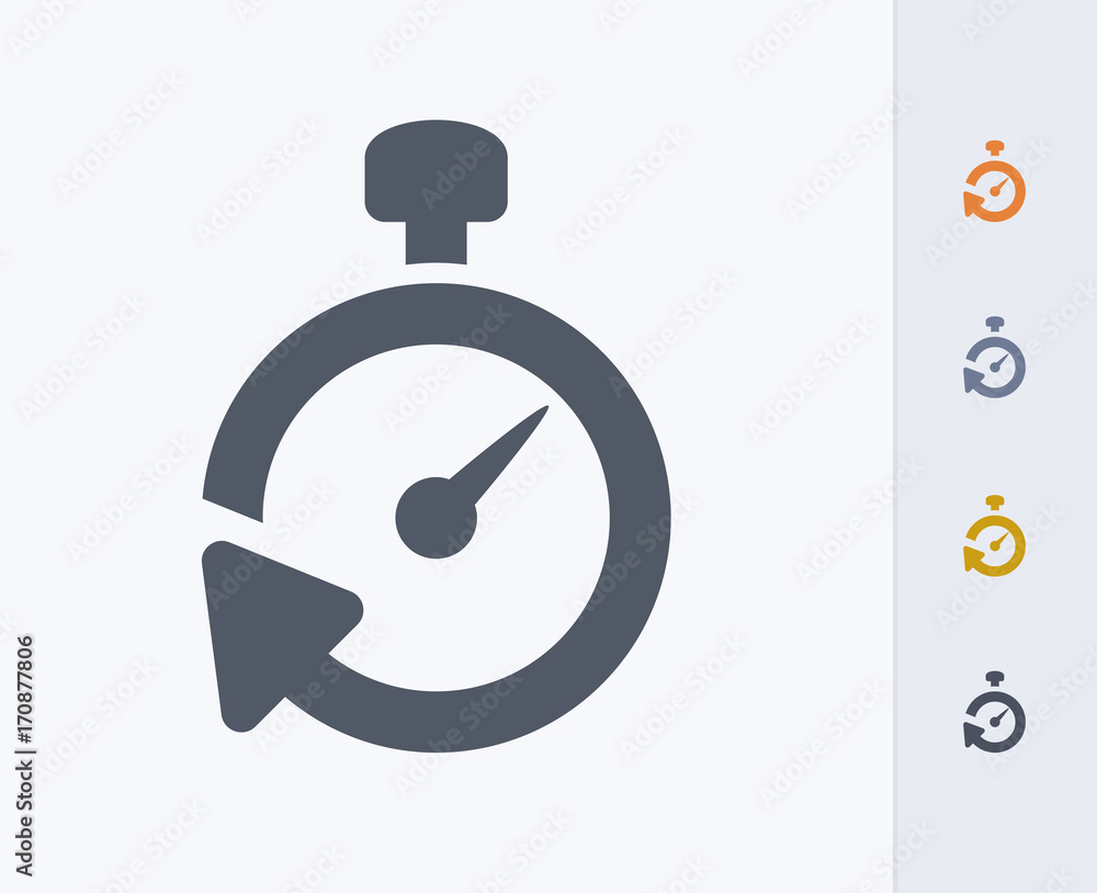 Stopwatch Reset - Carbon Icons. A professional, pixel-perfect icon ...