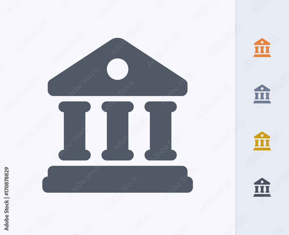 Bank Building - Carbon Icons. A professional, pixel-perfect icon ...