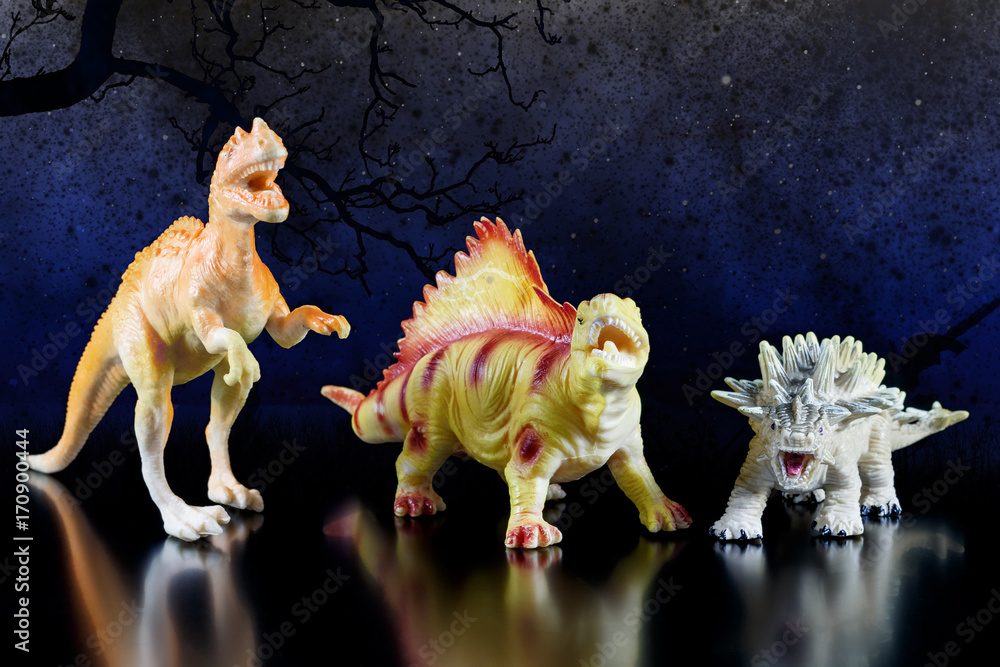 Photo & Art Print Toy models of dinosaurs, 19510808ivanov
