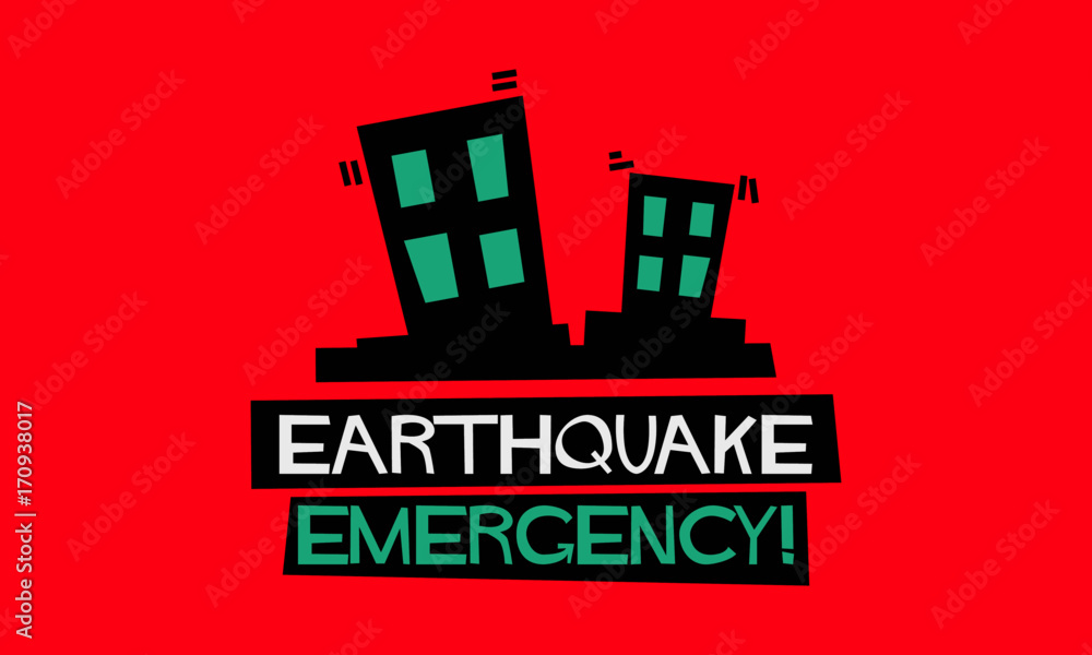 Earthquake Poster Design