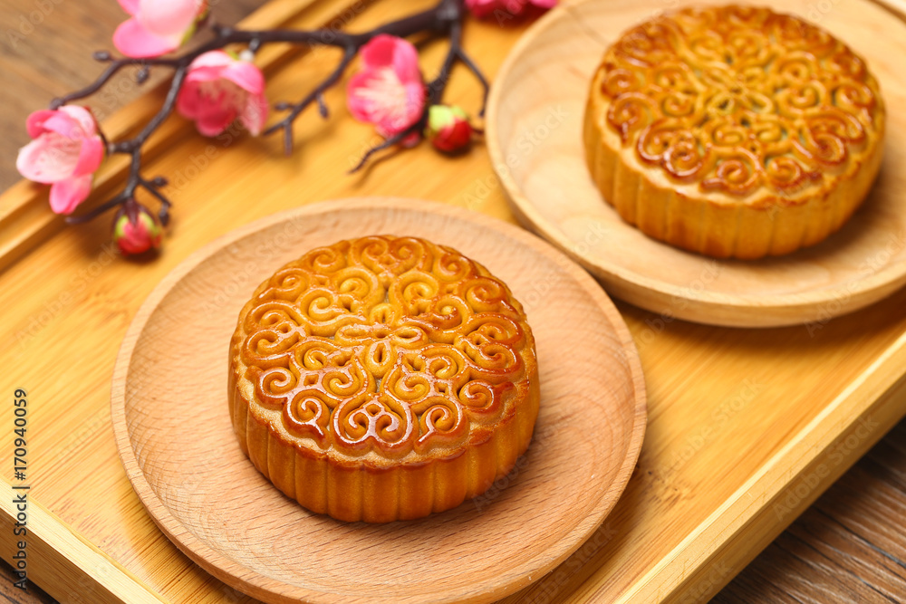 mid autumn festival mooncake Stock Photo | Adobe Stock