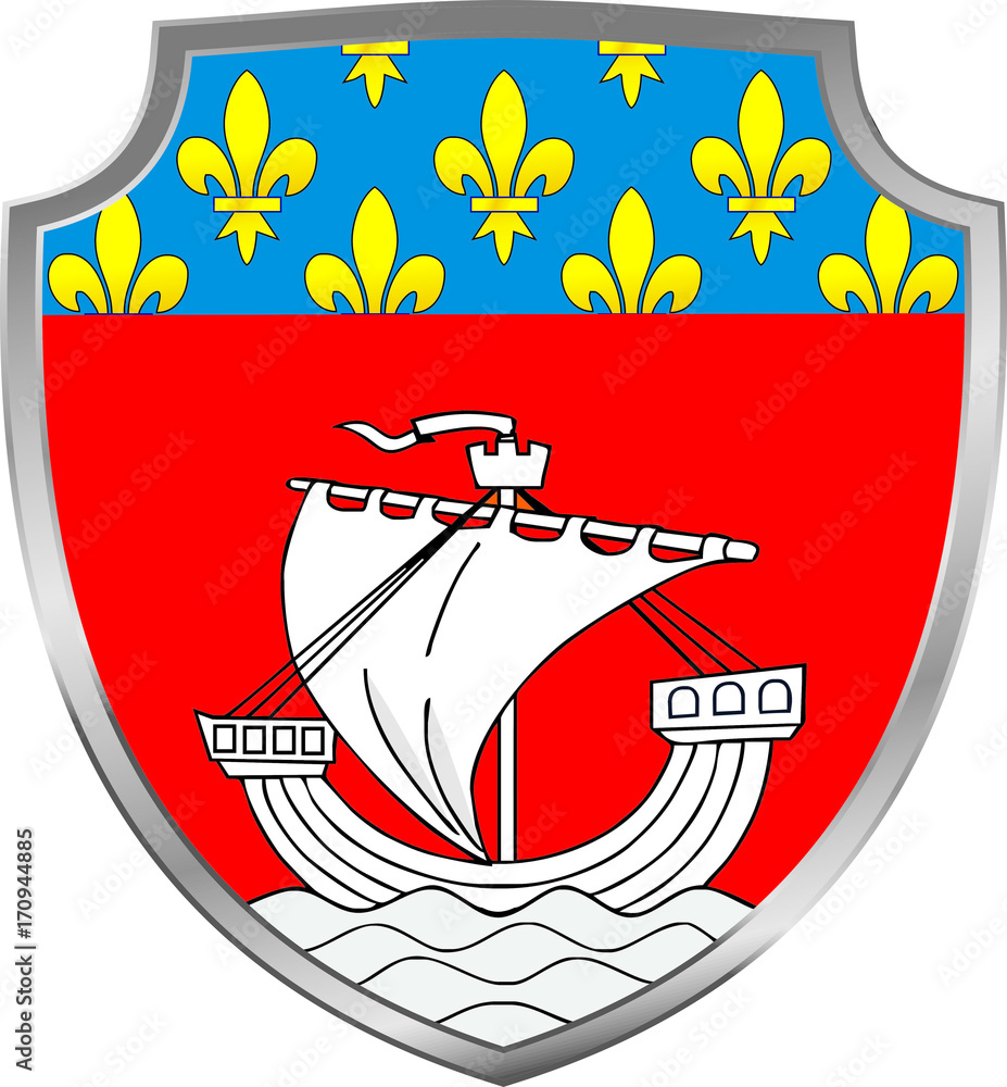 écusson Des Armoiries Blason Rouge Brut – BubbelBunker