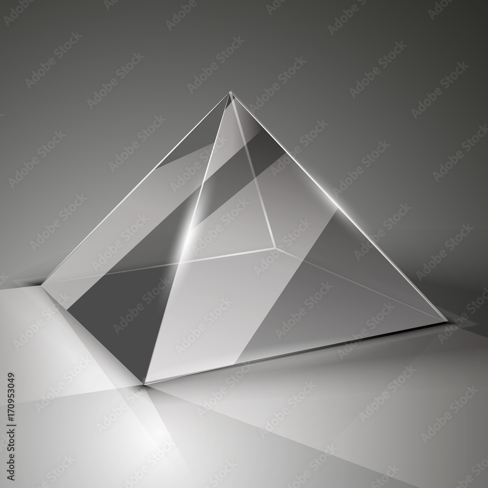 Glass cube on a transparent background with highlights Stock Vector ...