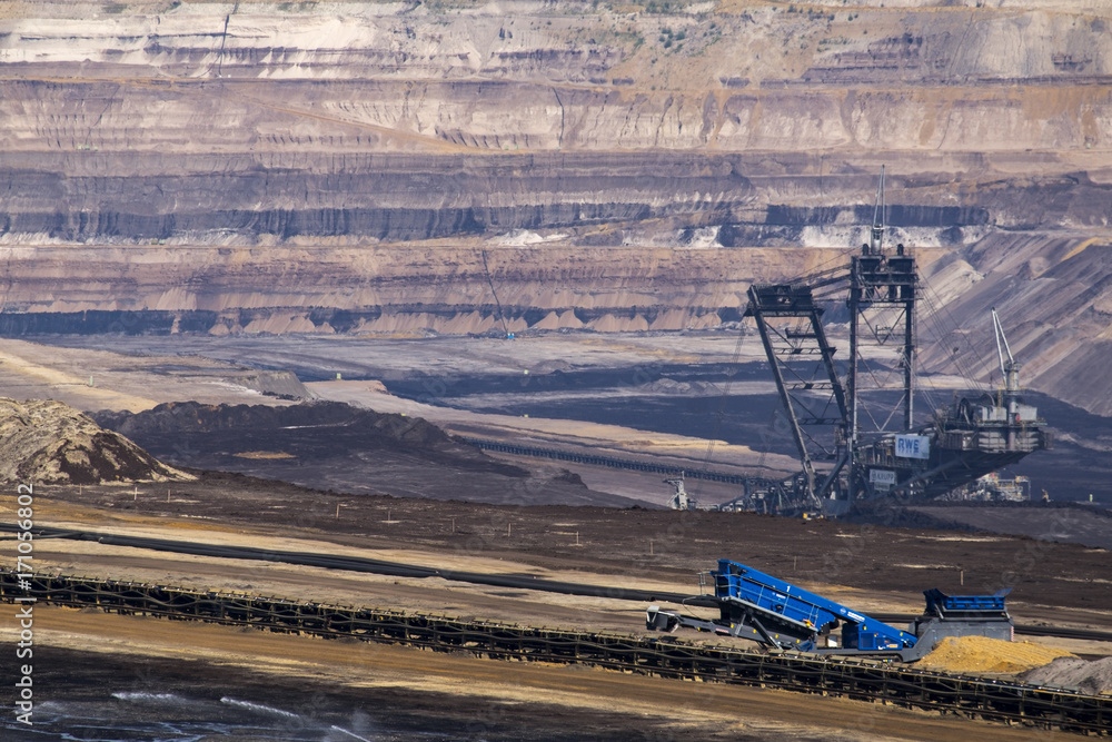 Braunkohletagebau Garzweiler Stock Photo | Adobe Stock