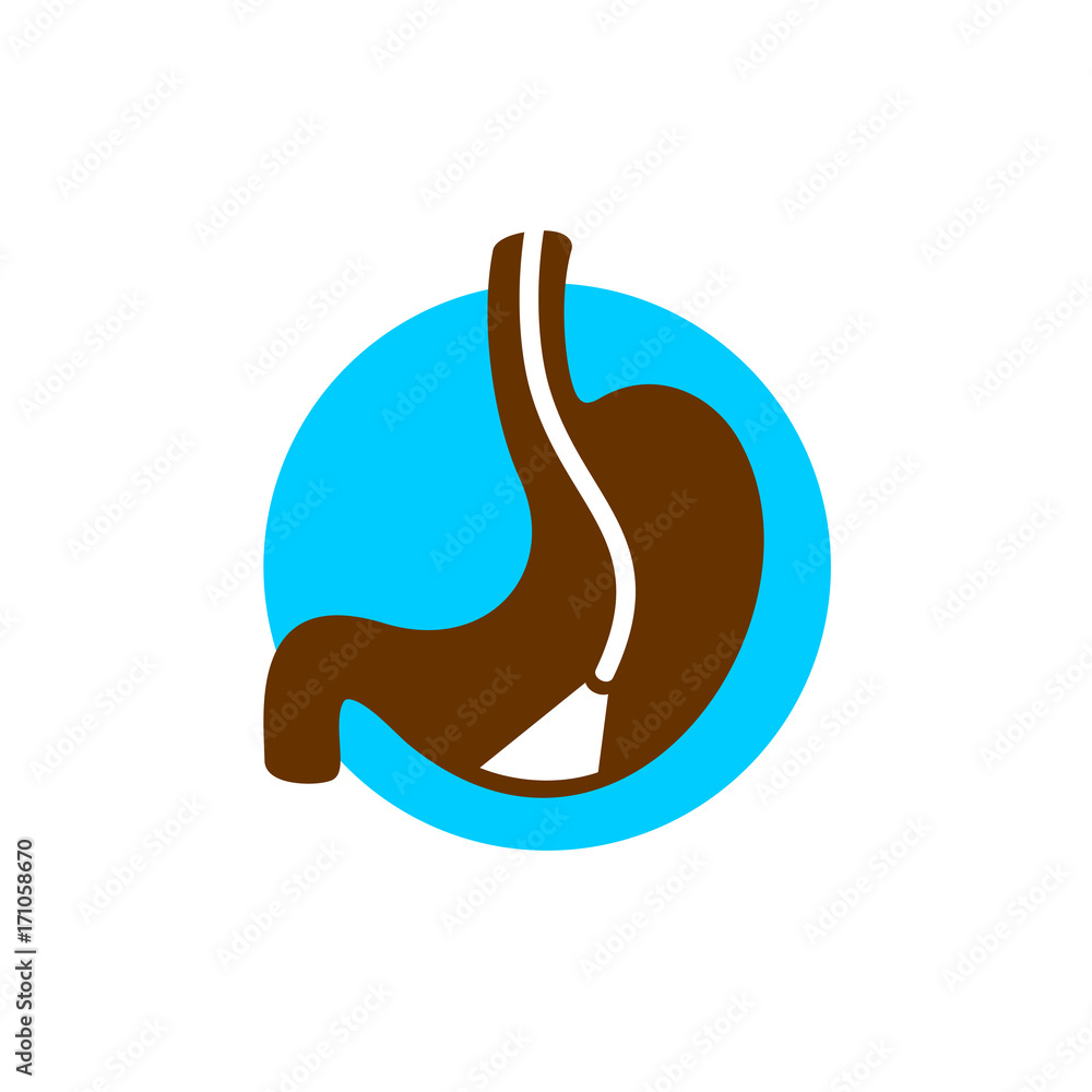 Stomach endoscopy icon. Gastroscopy symbol. Stock Vector | Adobe Stock