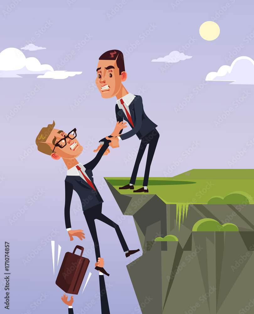 Helping Hands Cartoon