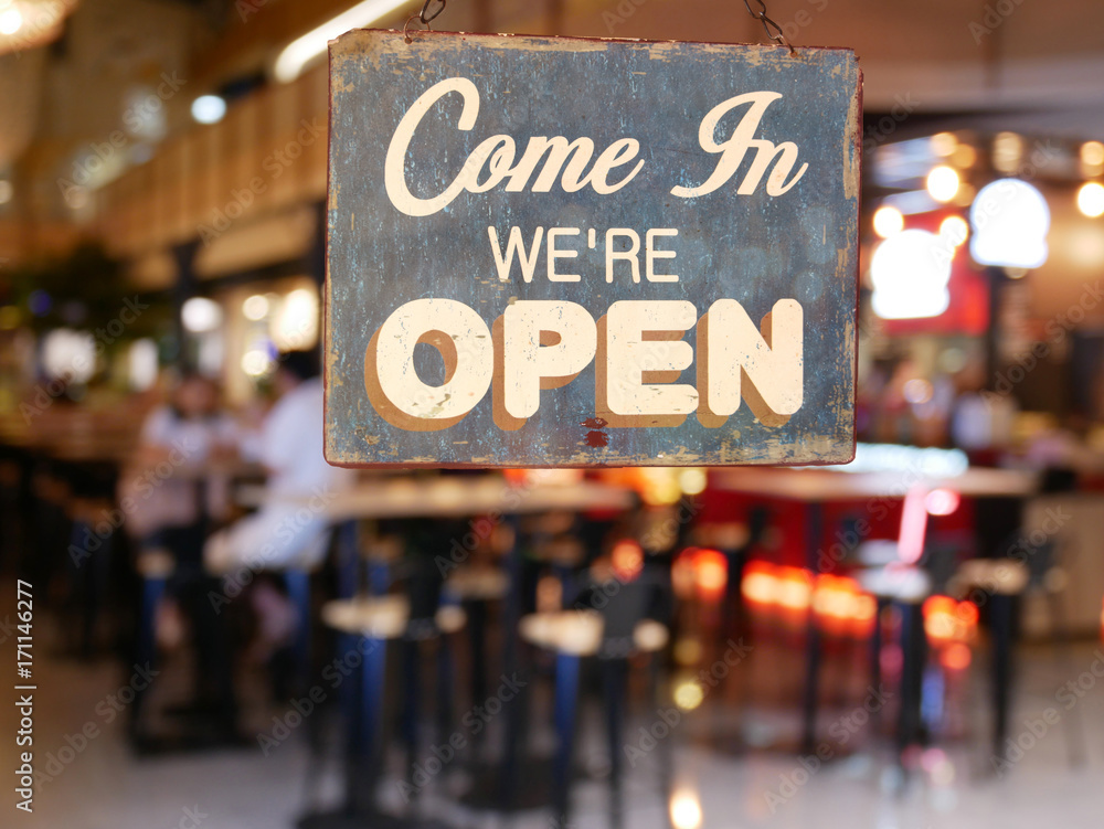 Cafe Open Signs