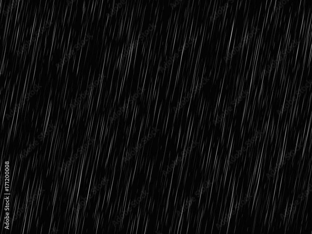 Vector rain texture on black. Abstract vector background Stock Vector ...