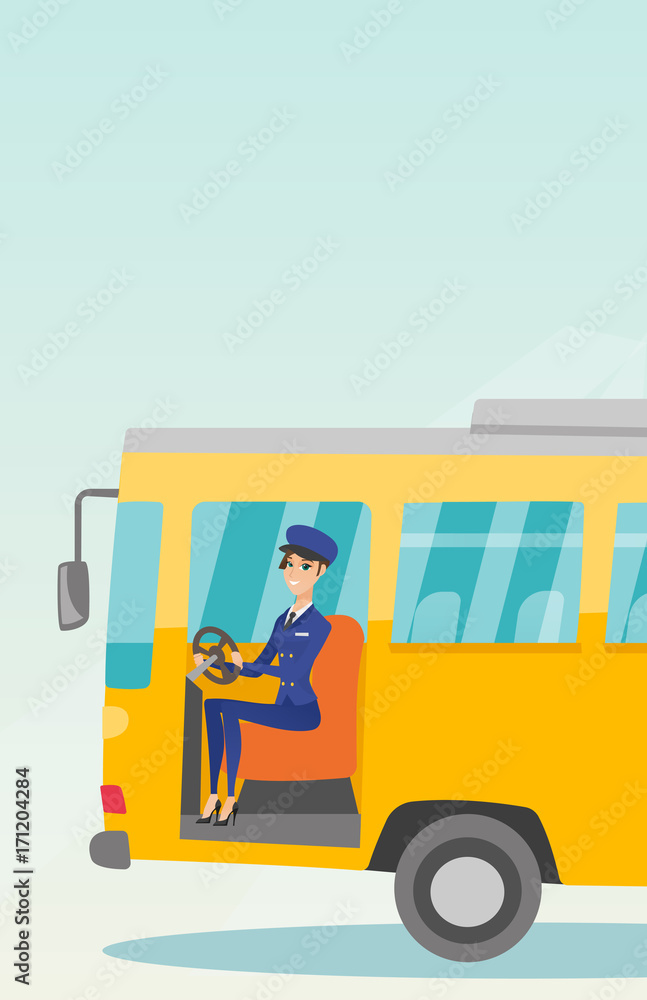 Young Bus Conductor