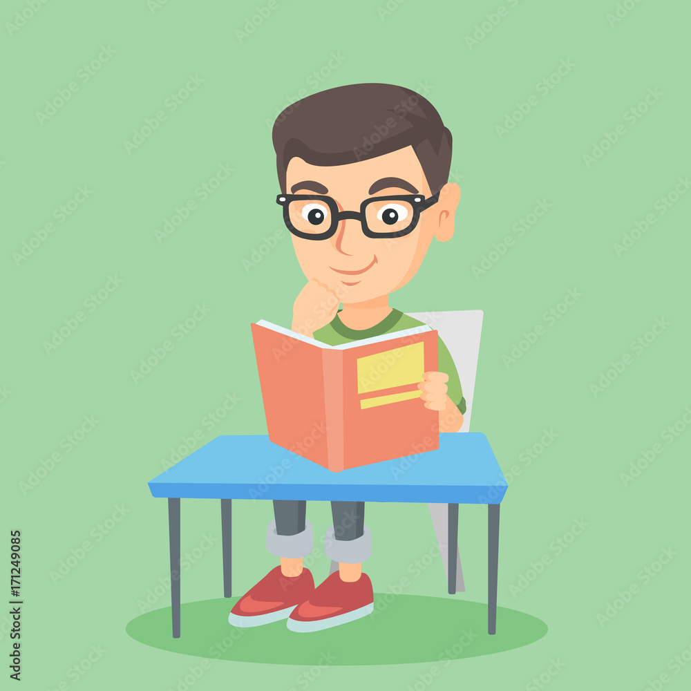 Smiling Student Cartoon