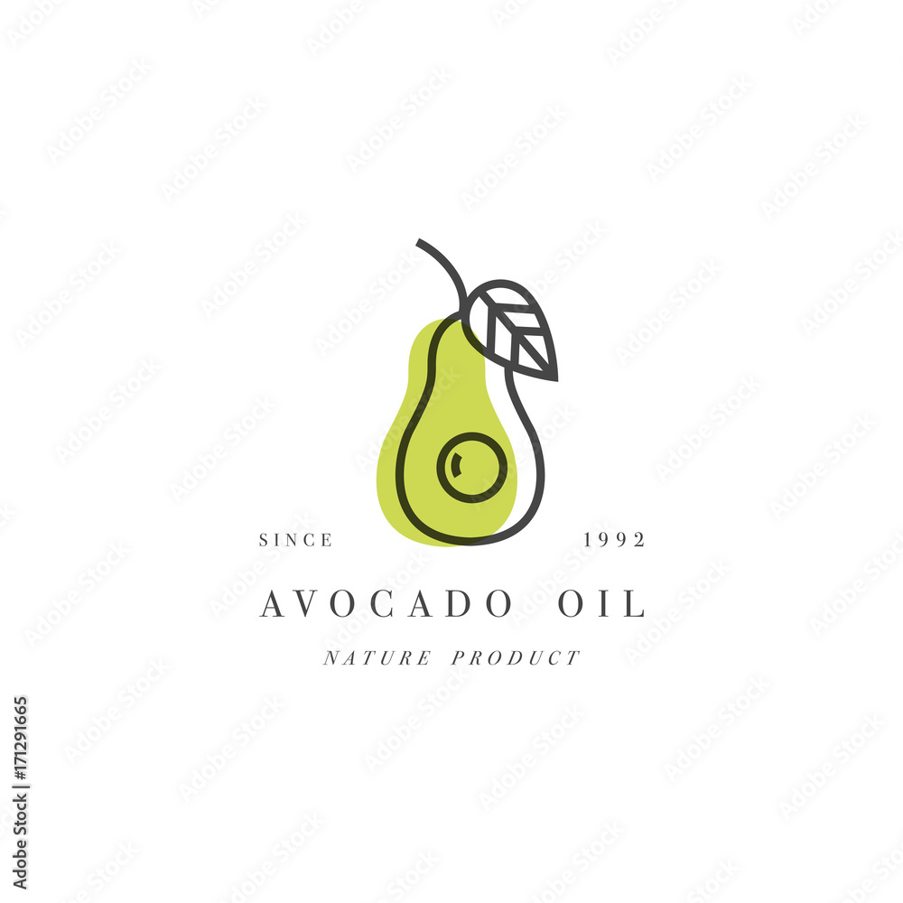 Vector set of packaging design element and icon in linear style ...