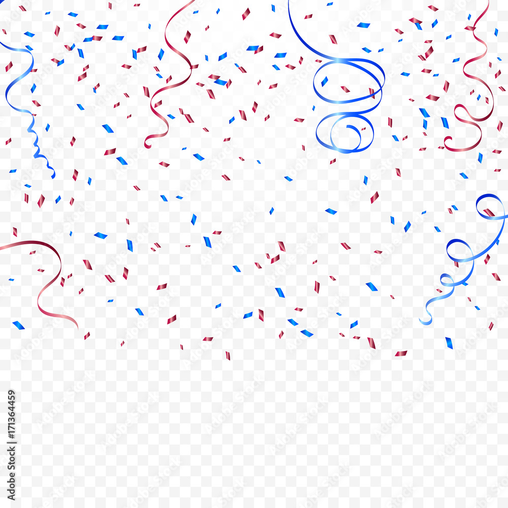 Red Confetti Clipart Transparent