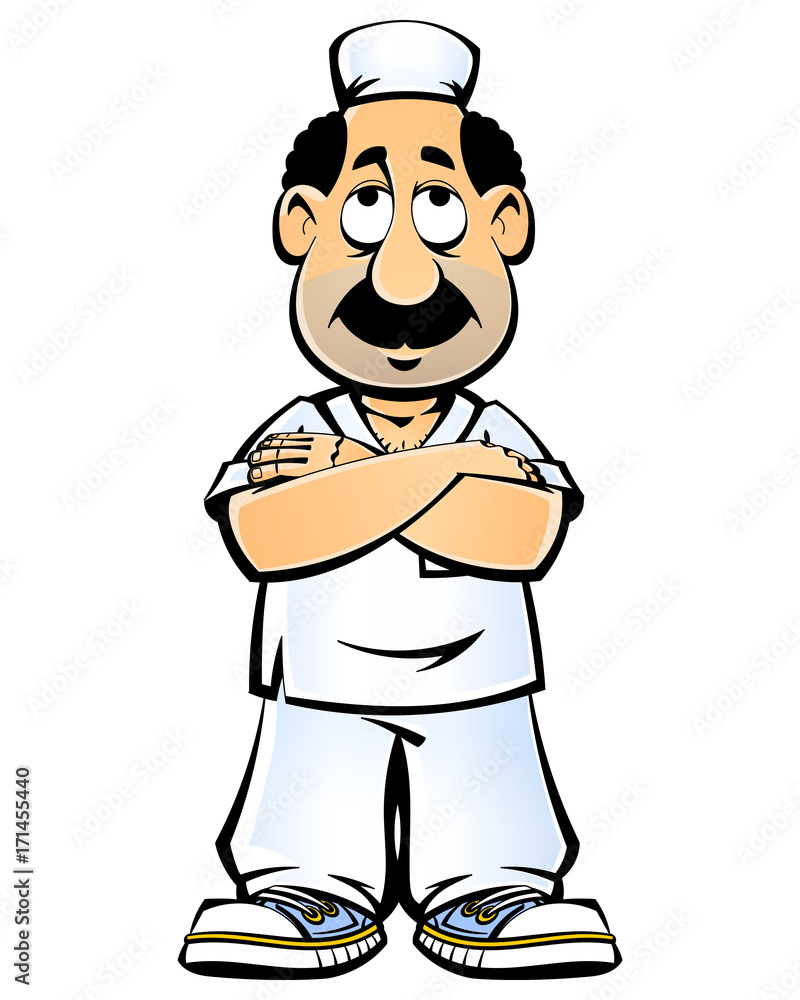 Cartoon Arabic doctor. Gestures and emotions. From a large set of ...