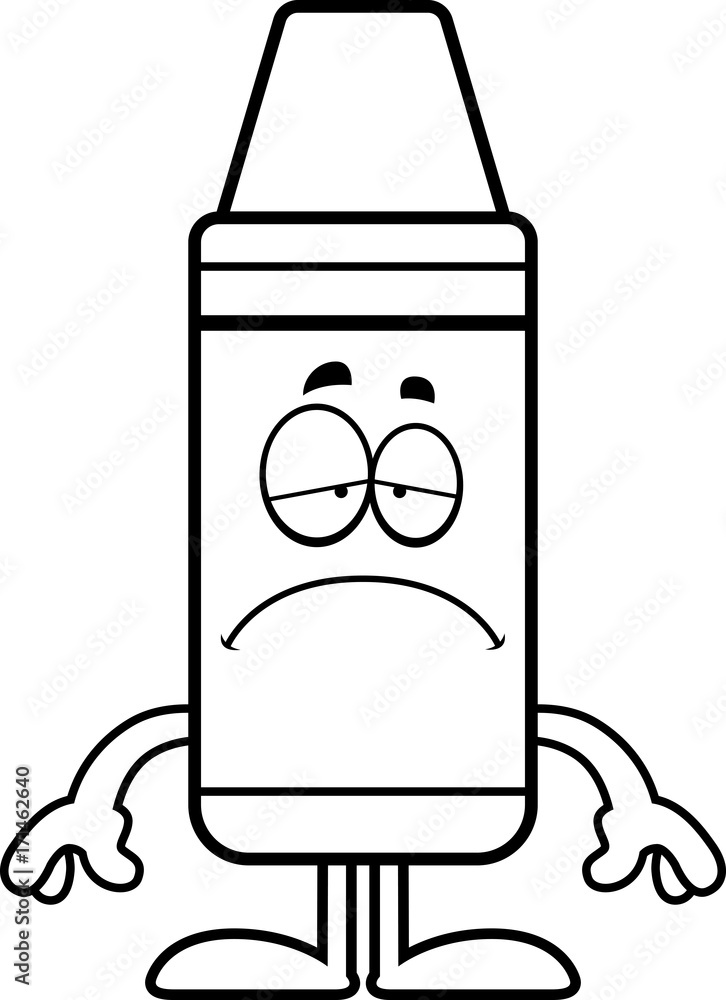 Black And White Crayon Clipart