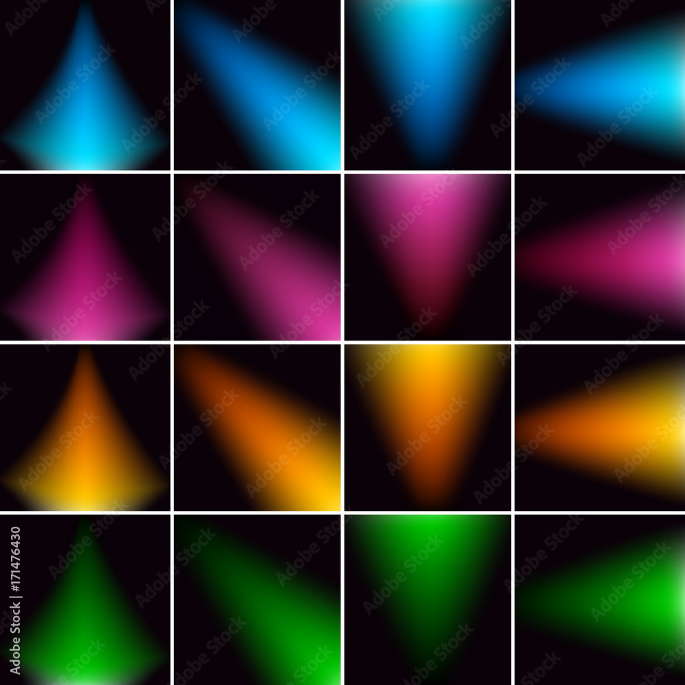 Set of Luminous Ray in the Dark . Abstract Background . Template for ...