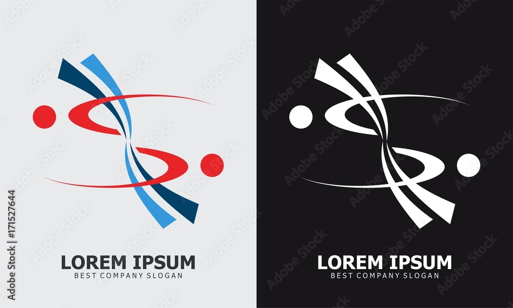 letter s human team connection logo Stock Vector | Adobe Stock