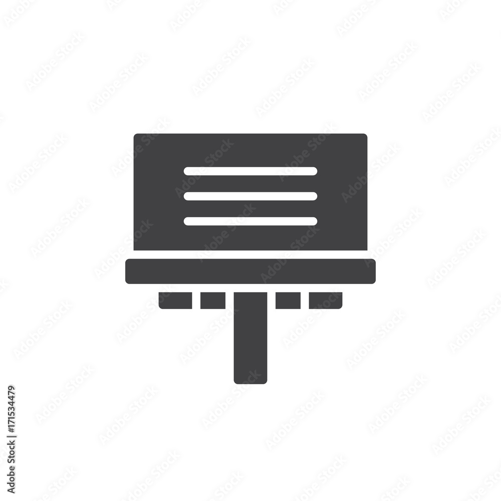 Billboard Icon Vector