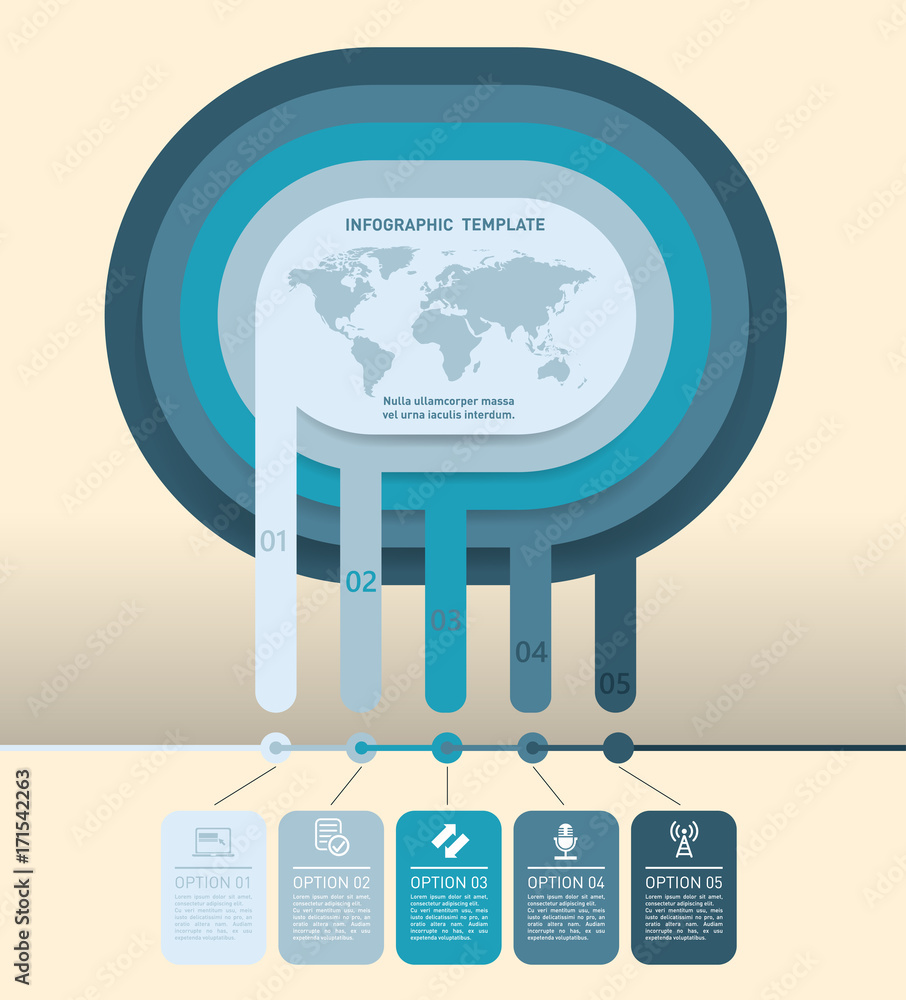 Vector diagram for infographic. Template for graph, presentation and ...