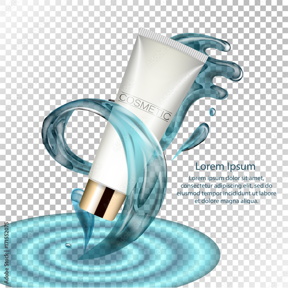 Moisturizing face cream package cosmetics design, ads, templates for ...