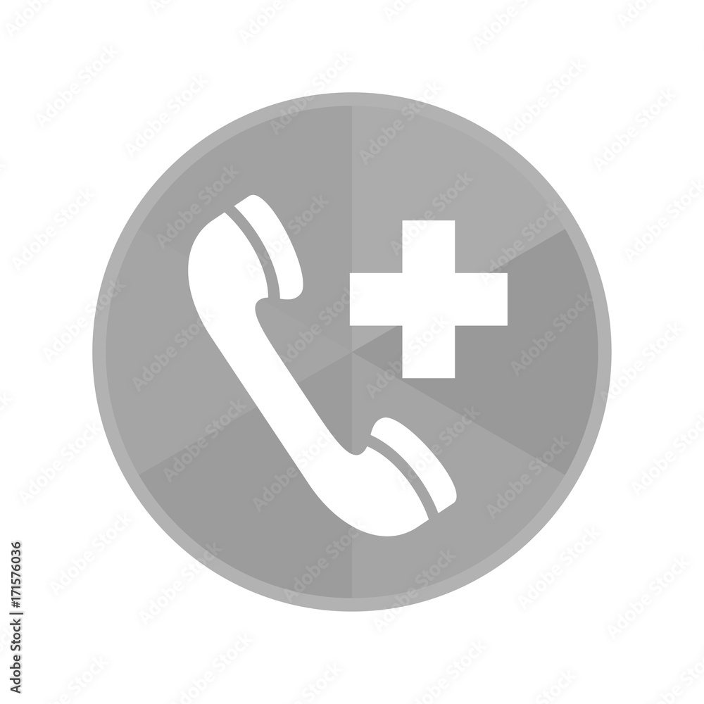 Kreis Icon - Notruf Stock Vector | Adobe Stock