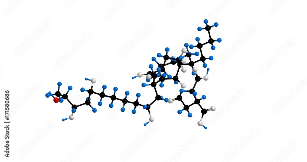 Molecular structure of Fumonisin B1 Stock Illustration | Adobe Stock